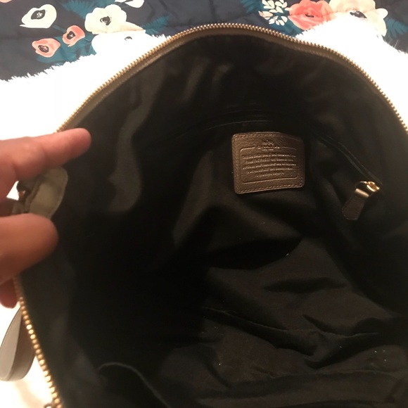 Coach | Bags | Coach Silver Metallic Purse | Poshmark